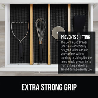 Cushioned Grip Liner for Drawers and Shelves | Gorilla Grip